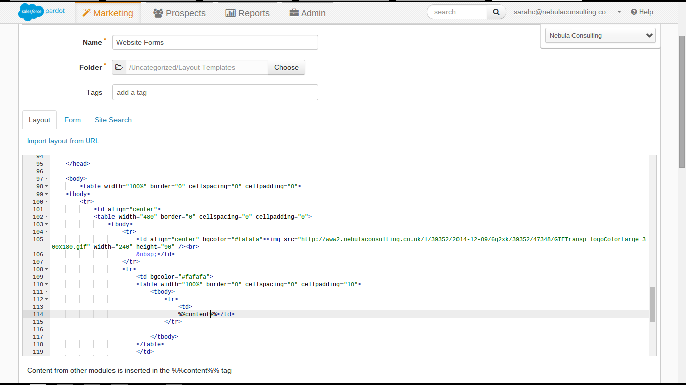 Style Pardot forms to look like your own site · Nebula Consulting