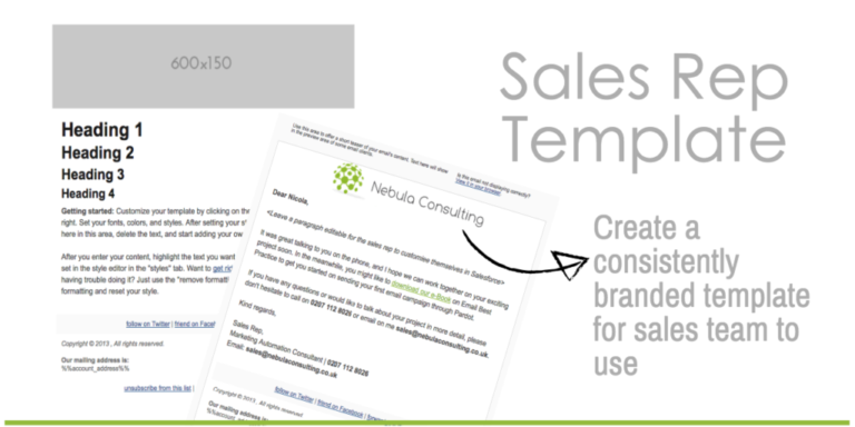 Our guide to the best Pardot email templates · Nebula Consulting