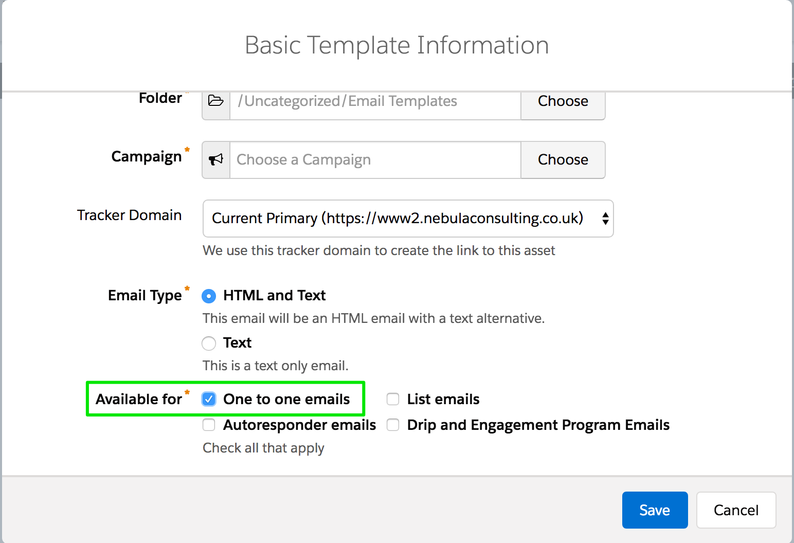 Be More personal With One to One Emails · Nebula Consulting