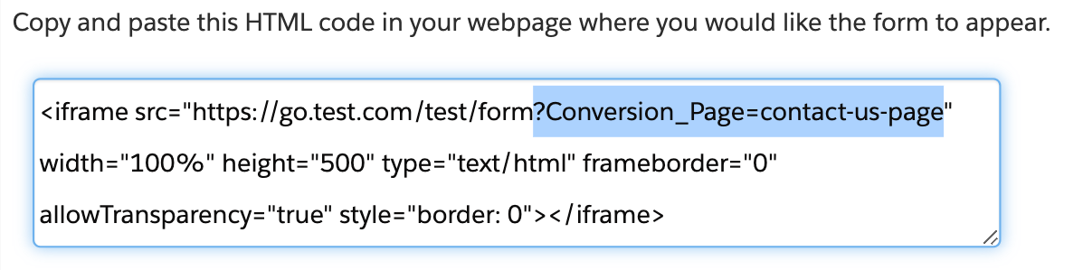 Capture the webpage when using a Pardot form on multiple pages · Nebula Consulting